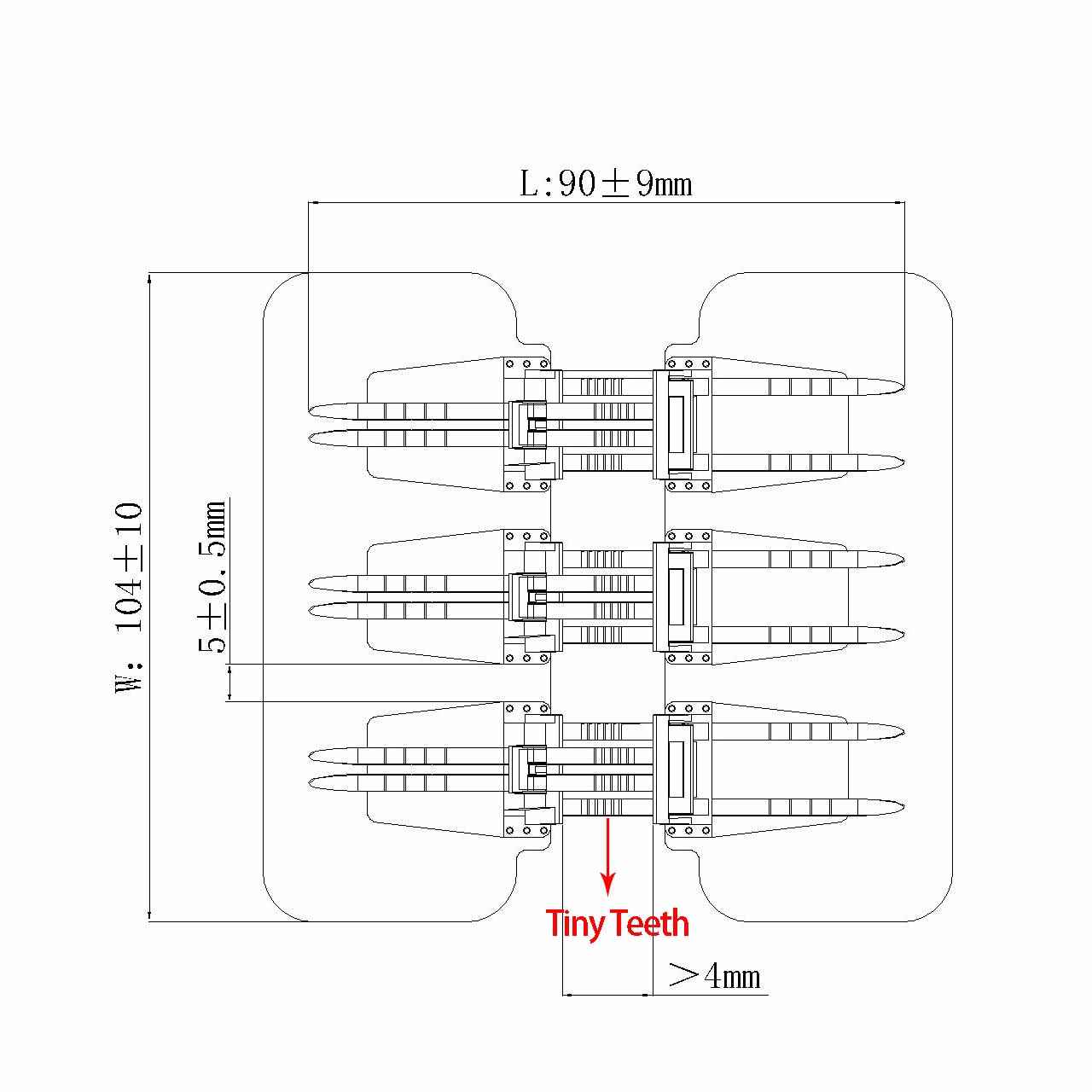 Zip Stitch Wound Closure Device Surgical Wound Closure Strip